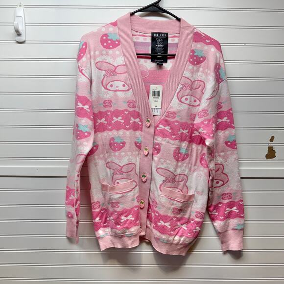Box Lunch | Sweaters | Nwt Sanrio My Melody Strawberry Patterned ...
